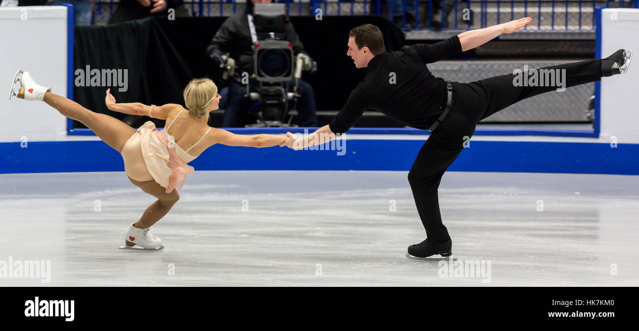 Aliona Savchenko, Bruno Massot Stock Photo - Alamy