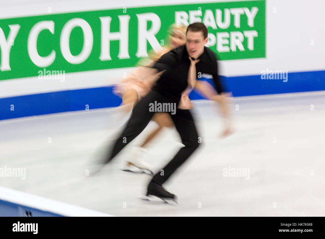 Aliona Savchenko, Bruno Massot Stock Photo - Alamy
