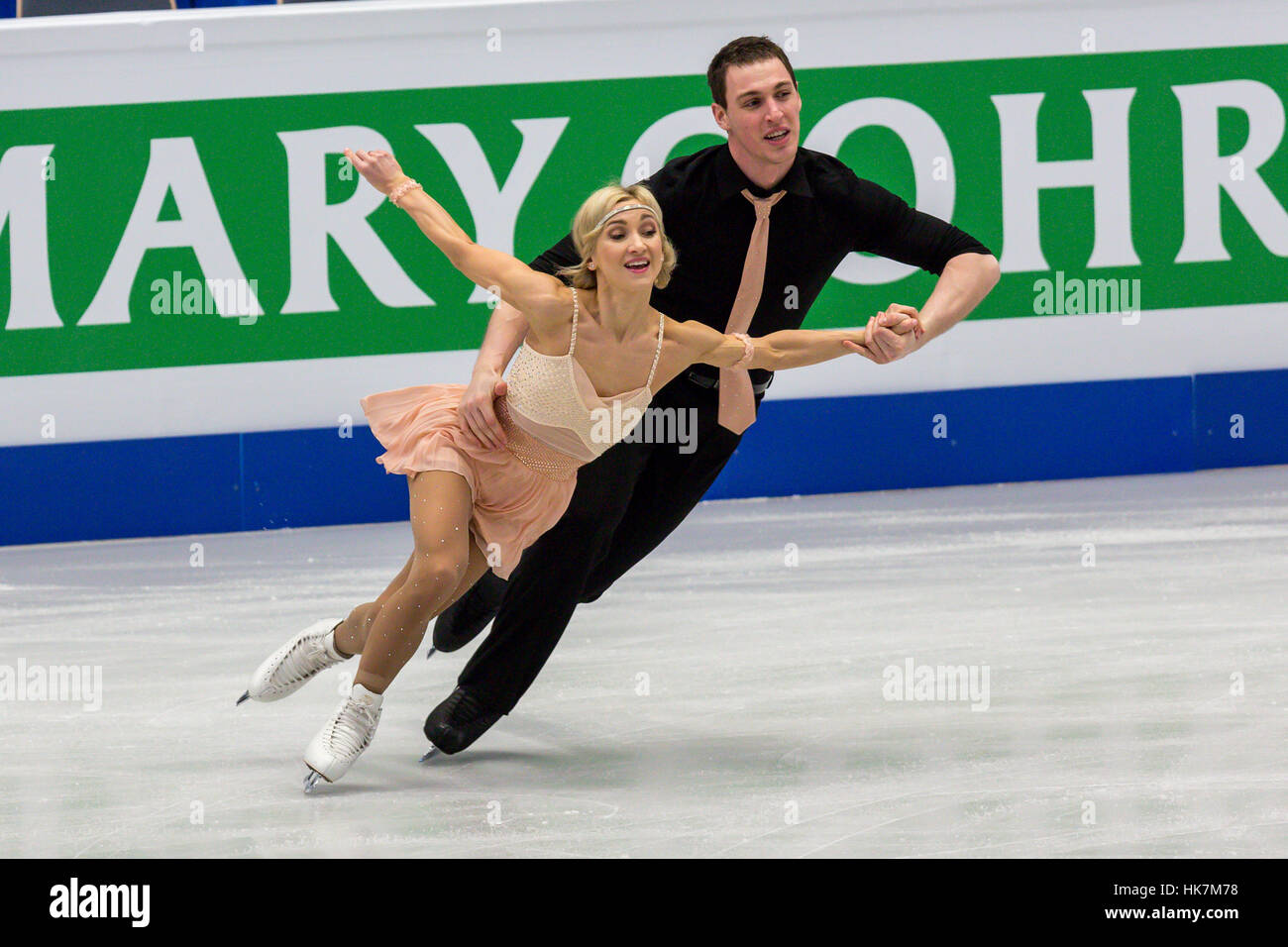 Aliona Savchenko, Bruno Massot Stock Photo - Alamy