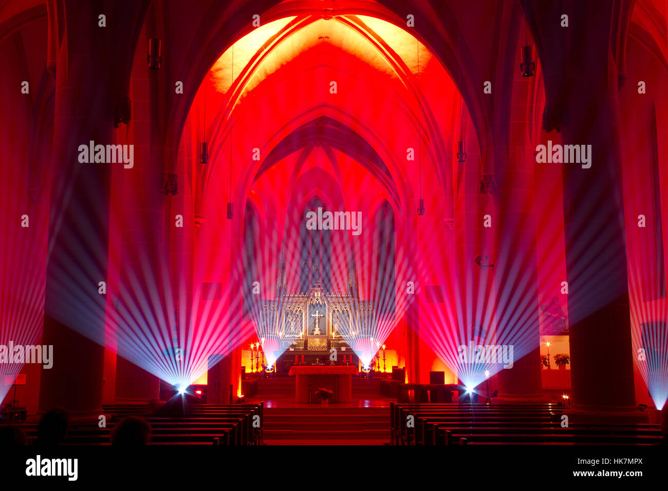 blue, altar, bavaria, style of construction, architecture ...