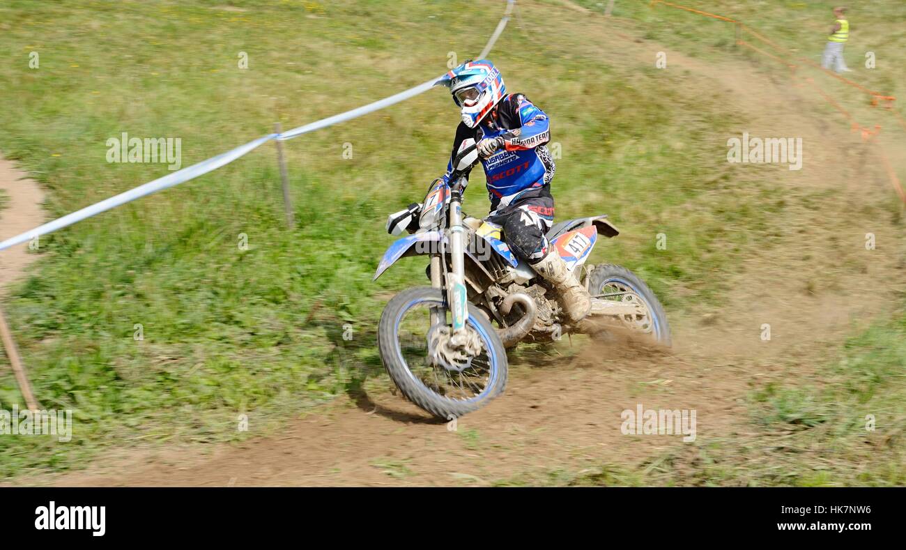 Riding motorbike rider hi-res stock photography and images - Alamy