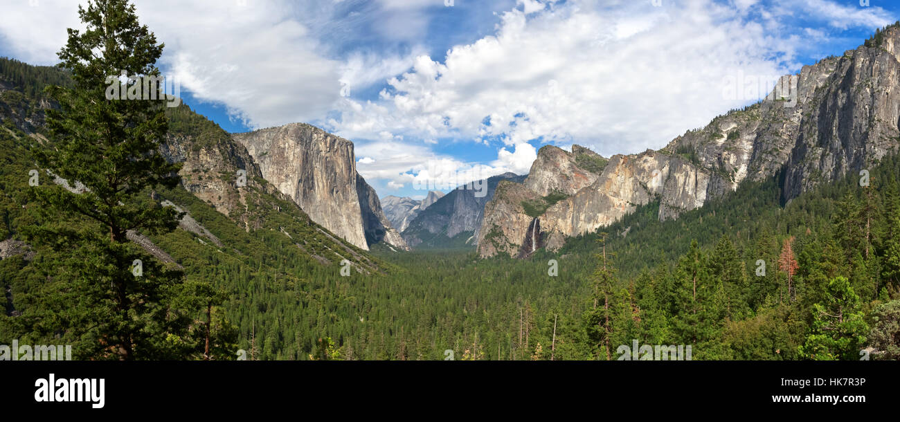 waterfall, valley, sight, view, outlook, perspective, vista, panorama ...