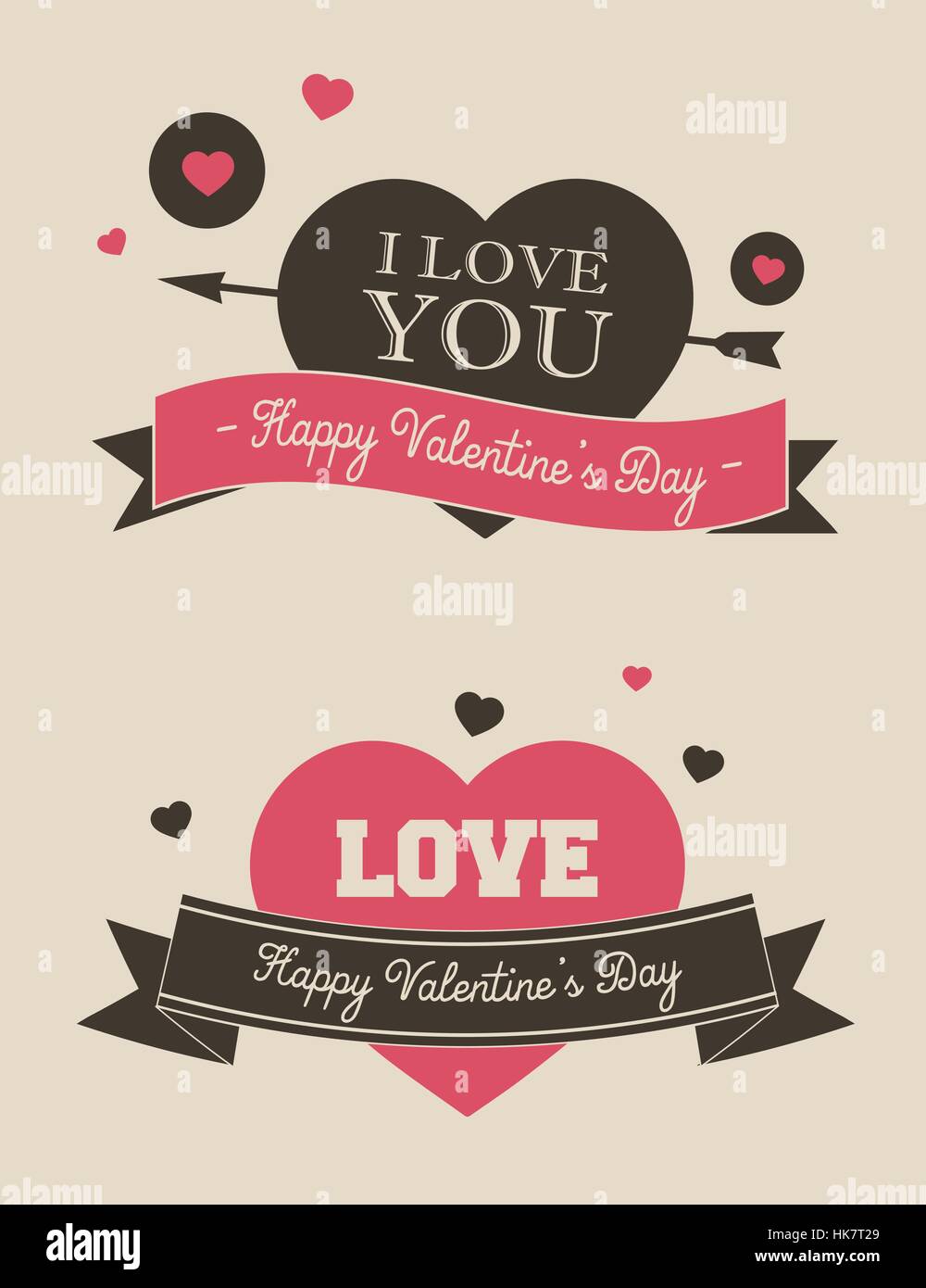Cute love background Stock Vector Images - Alamy