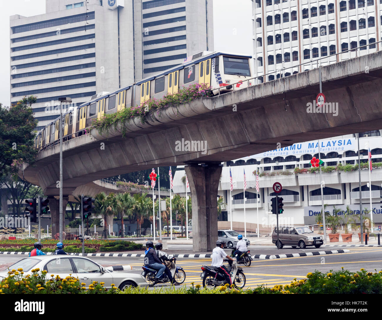 Infrastructure in Kuala Lumpur Stock Photo - Alamy