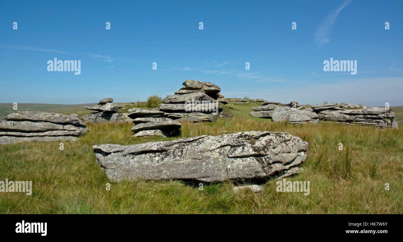 White Tor on Dartmoor Stock Photo - Alamy