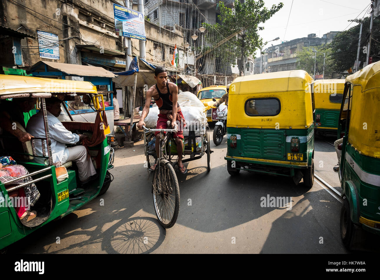 India, West Bengal, Kolkata, daily life Stock Photo - Alamy