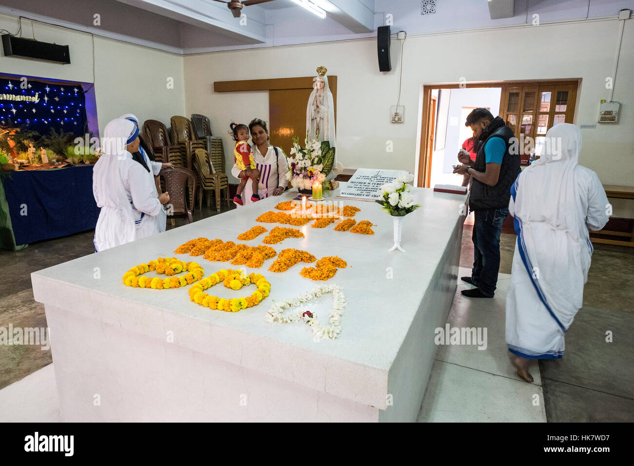 India, West Bengal, Kolkata, Mother Teresa house Stock Photo - Alamy