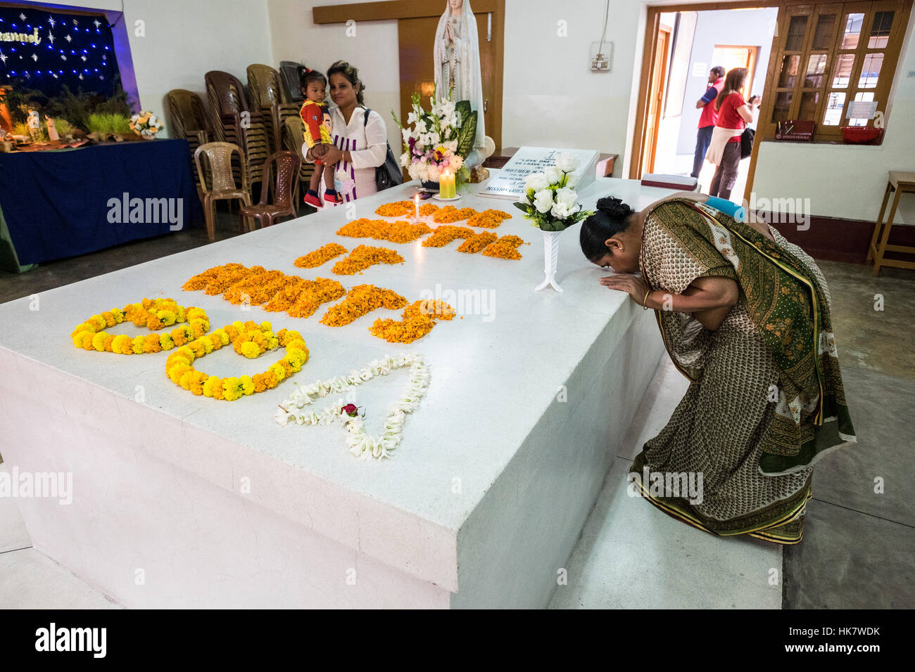 India, West Bengal, Kolkata, Mother Teresa house Stock Photo - Alamy
