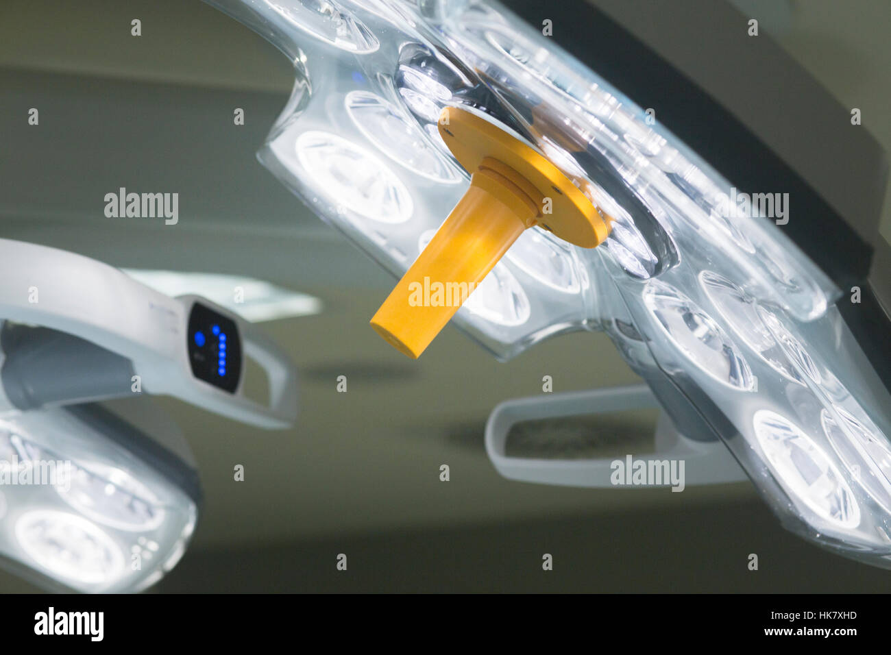 Hospital ward emergency room operating theater and modern light ...