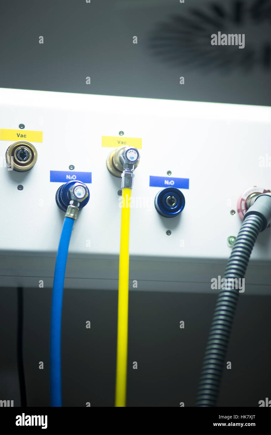 Hospital ward emergency room operating theater and modern equipment ...