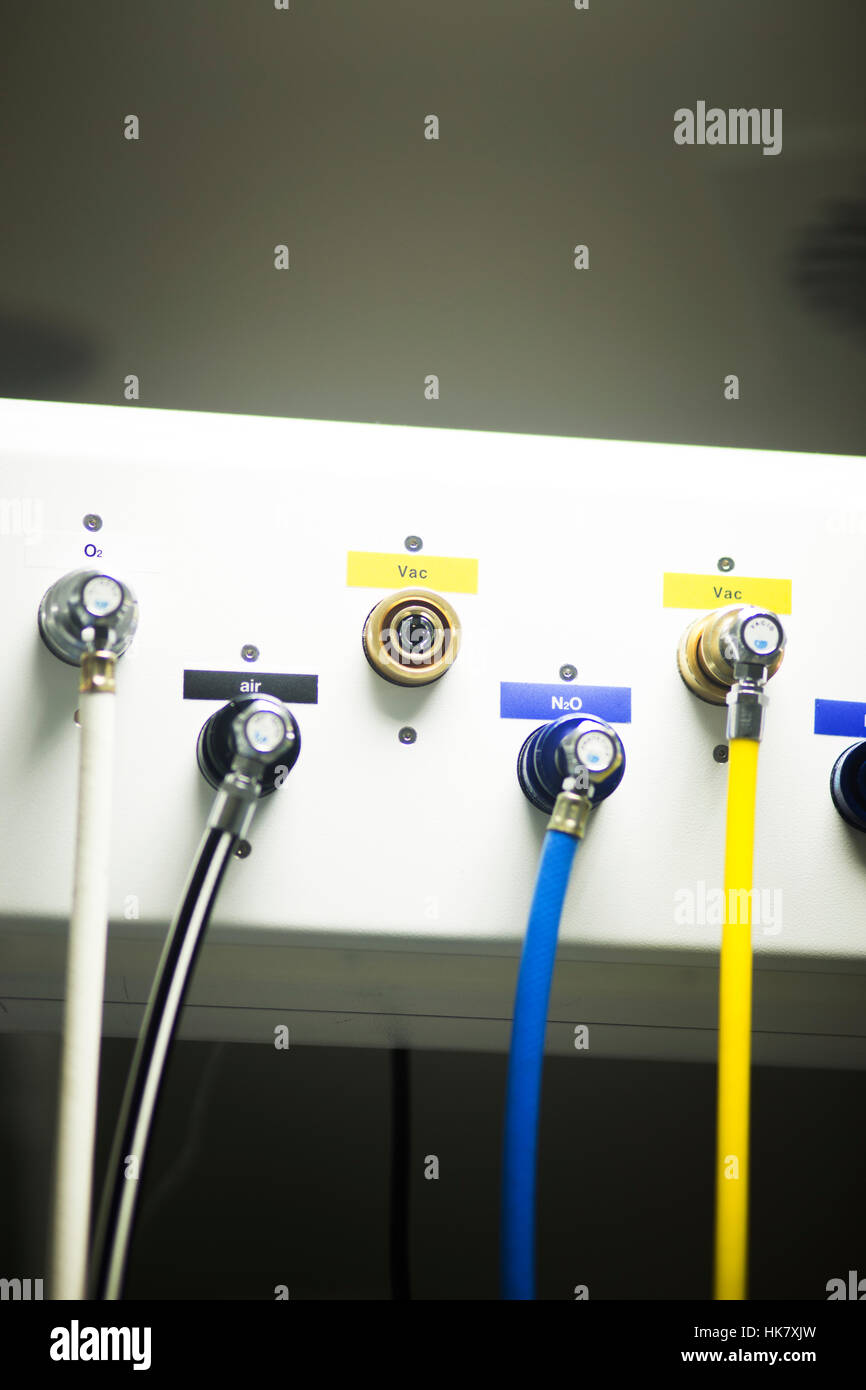 Hospital ward emergency room operating theater and modern equipment ...