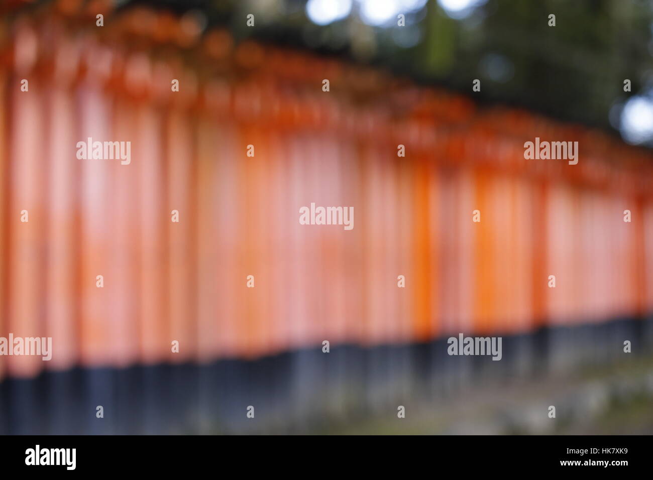 Famous torii gates on the path to Fushimi Inari Taisha shrine on Mount ...