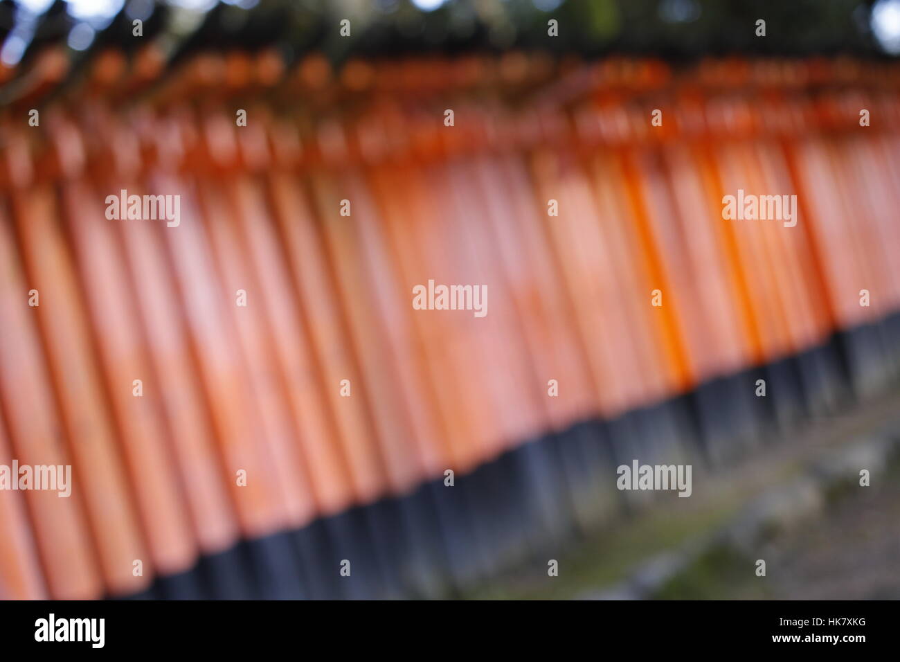 Famous torii gates on the path to Fushimi Inari Taisha shrine on Mount ...