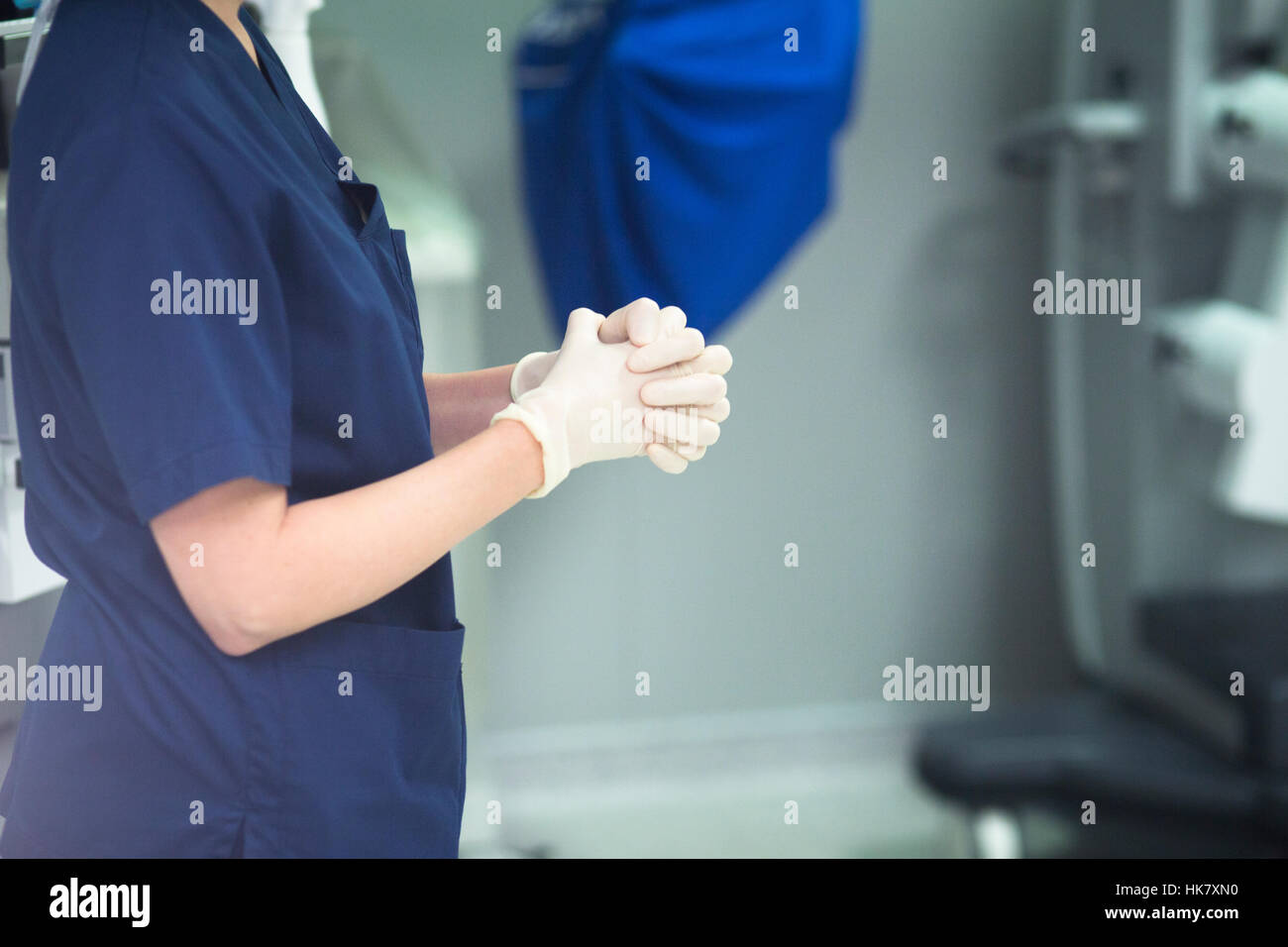 Hospital ward emergency room operating theater and modern equipment ...