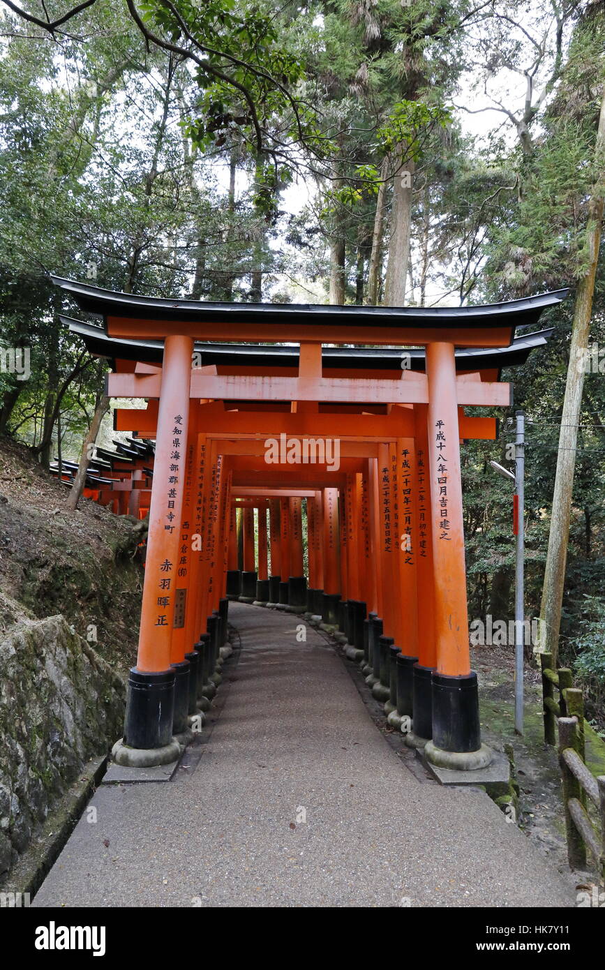 Mount inari pathway hi-res stock photography and images - Alamy