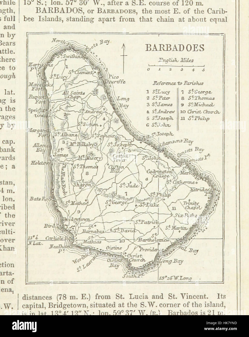Barbados street map hi-res stock photography and images - Alamy