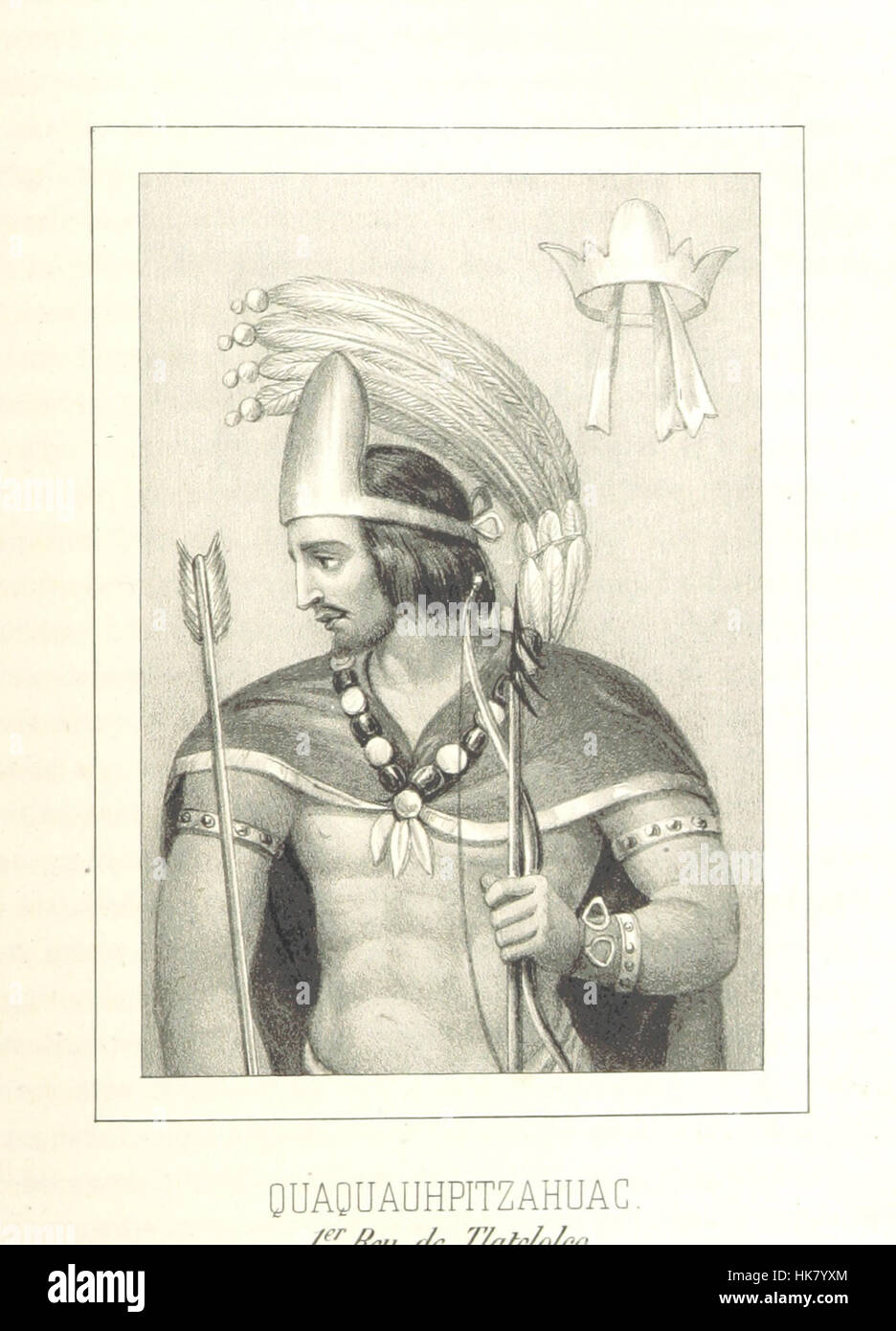 An illustration from 'Historia de México,' detailing the history of ...