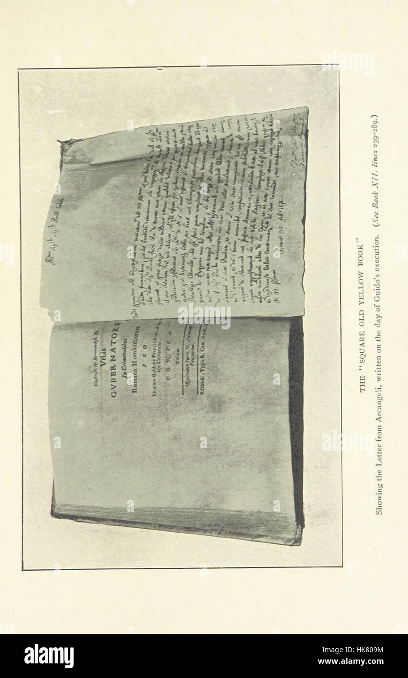 Illustration from page 355 of 'The Ring and the Book', showing scenes ...