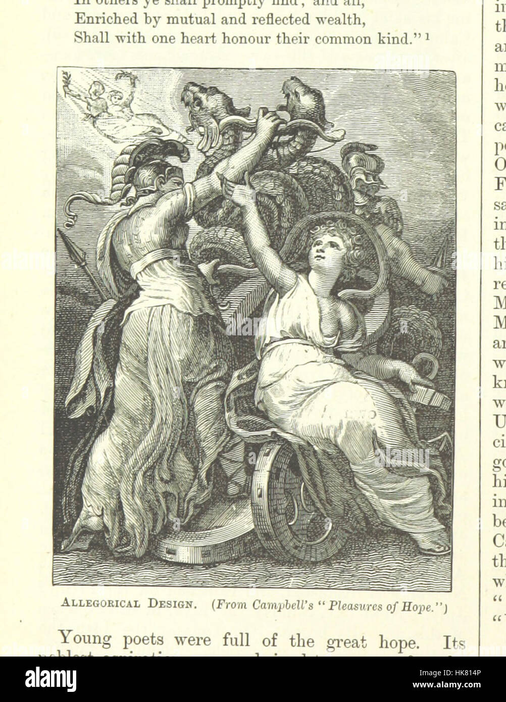 Illustration from 'Cassell's Library of English Literature' showcasing ...