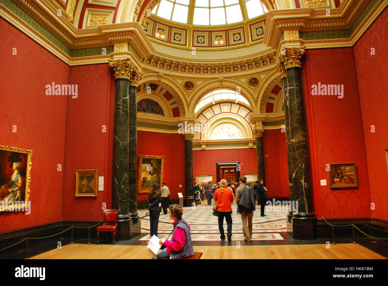 National gallery museum london interior hi-res stock photography and ...