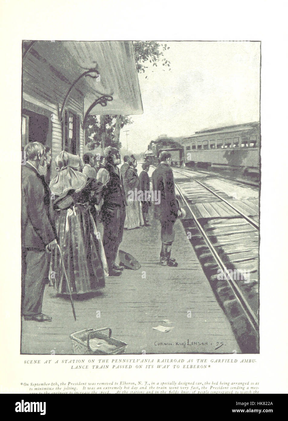 This image shows an illustration from 'The History of the Last Quarter ...
