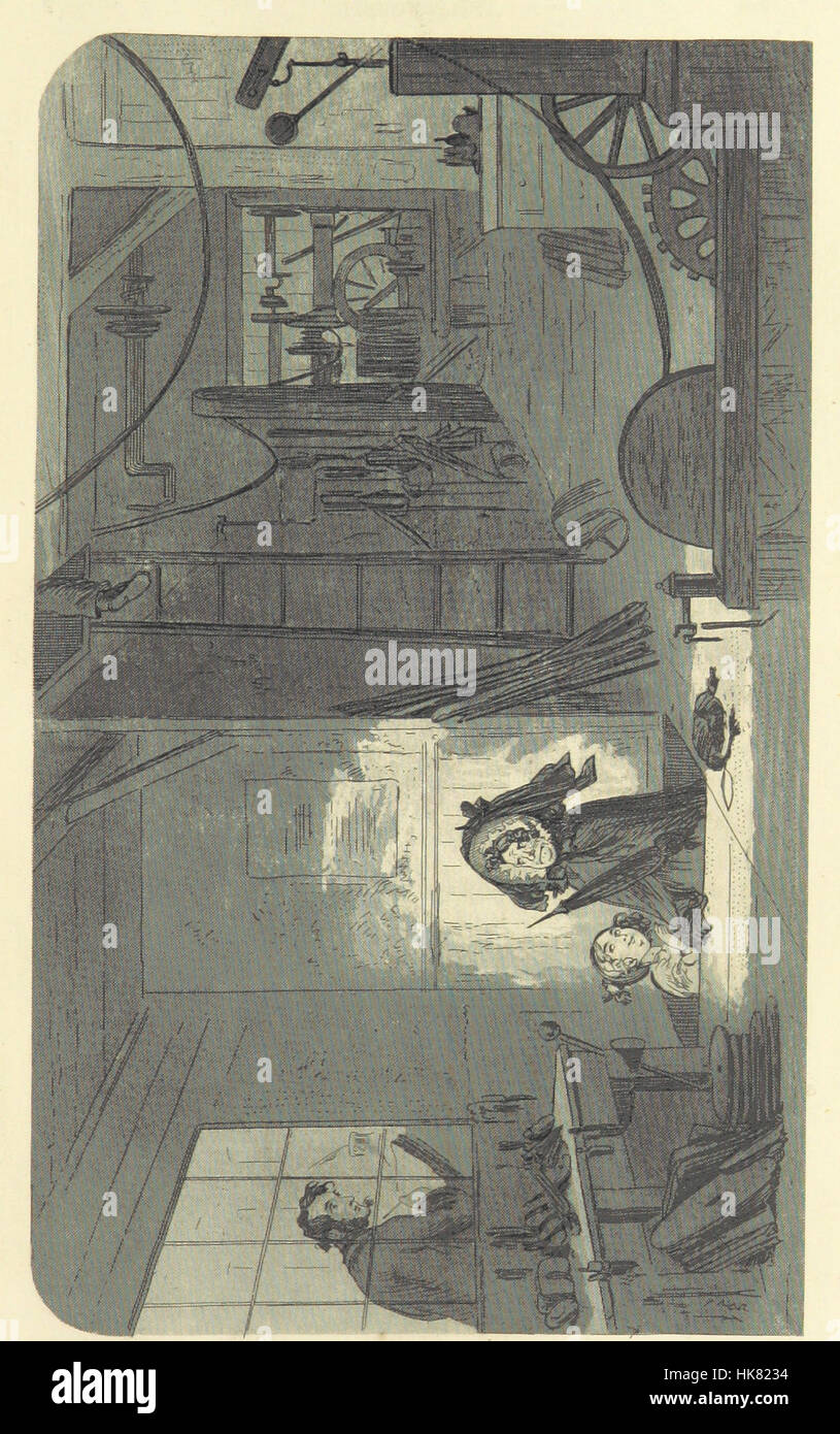 Illustration from 'Works of Charles Dickens,' depicting scenes from the ...