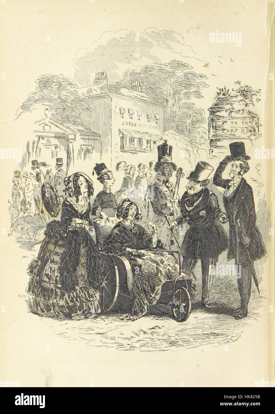 Illustration from 'Works of Charles Dickens', featuring scenes from ...