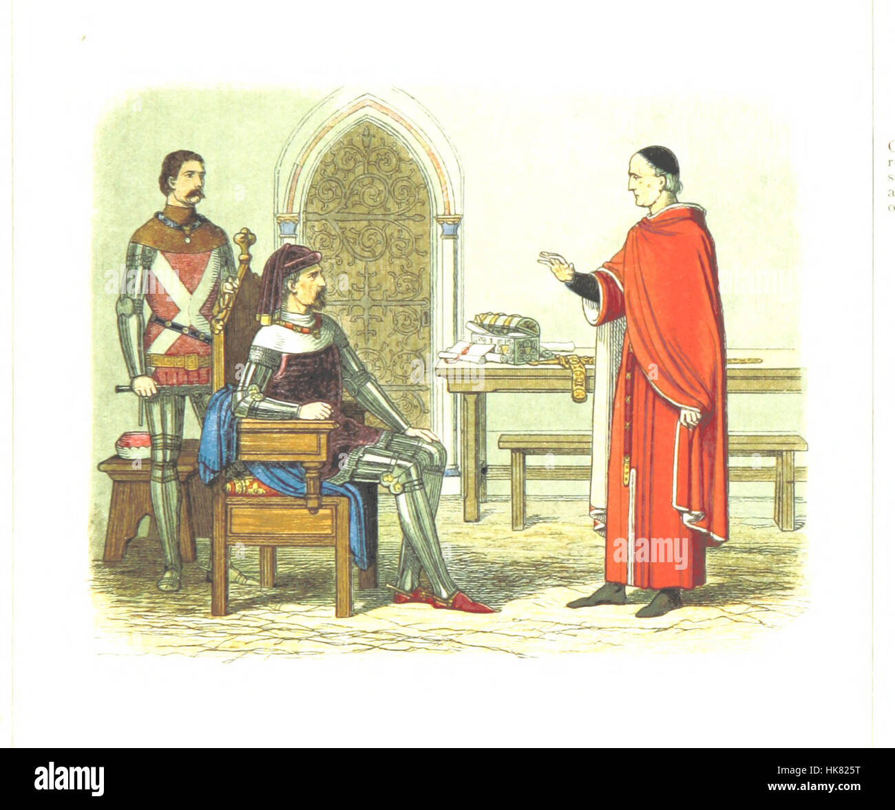 An illustration from 'A Chronicle of England B.C. 55-A.D. 1485 ...