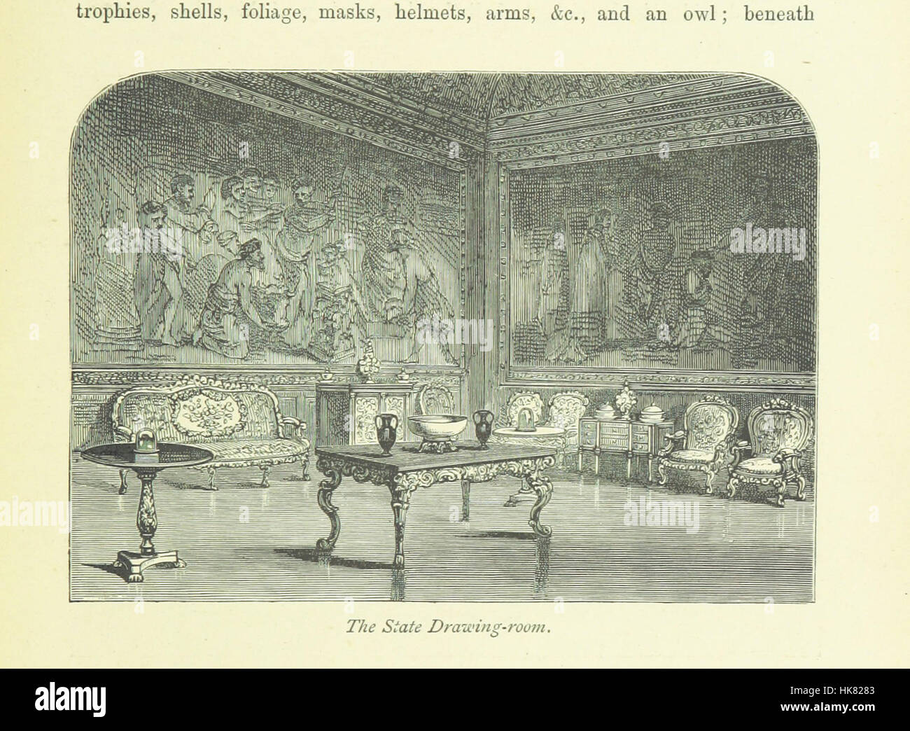 An image from 'The Stately Homes of England,' showcasing illustrations ...
