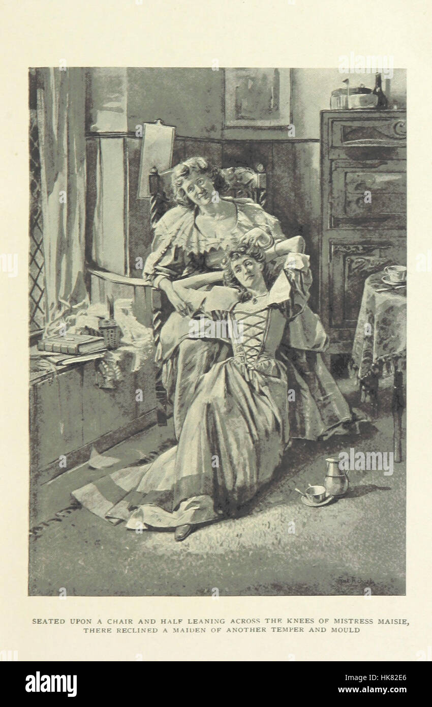 An image from the work 'Lochinvar', illustrating scenes from the poem ...