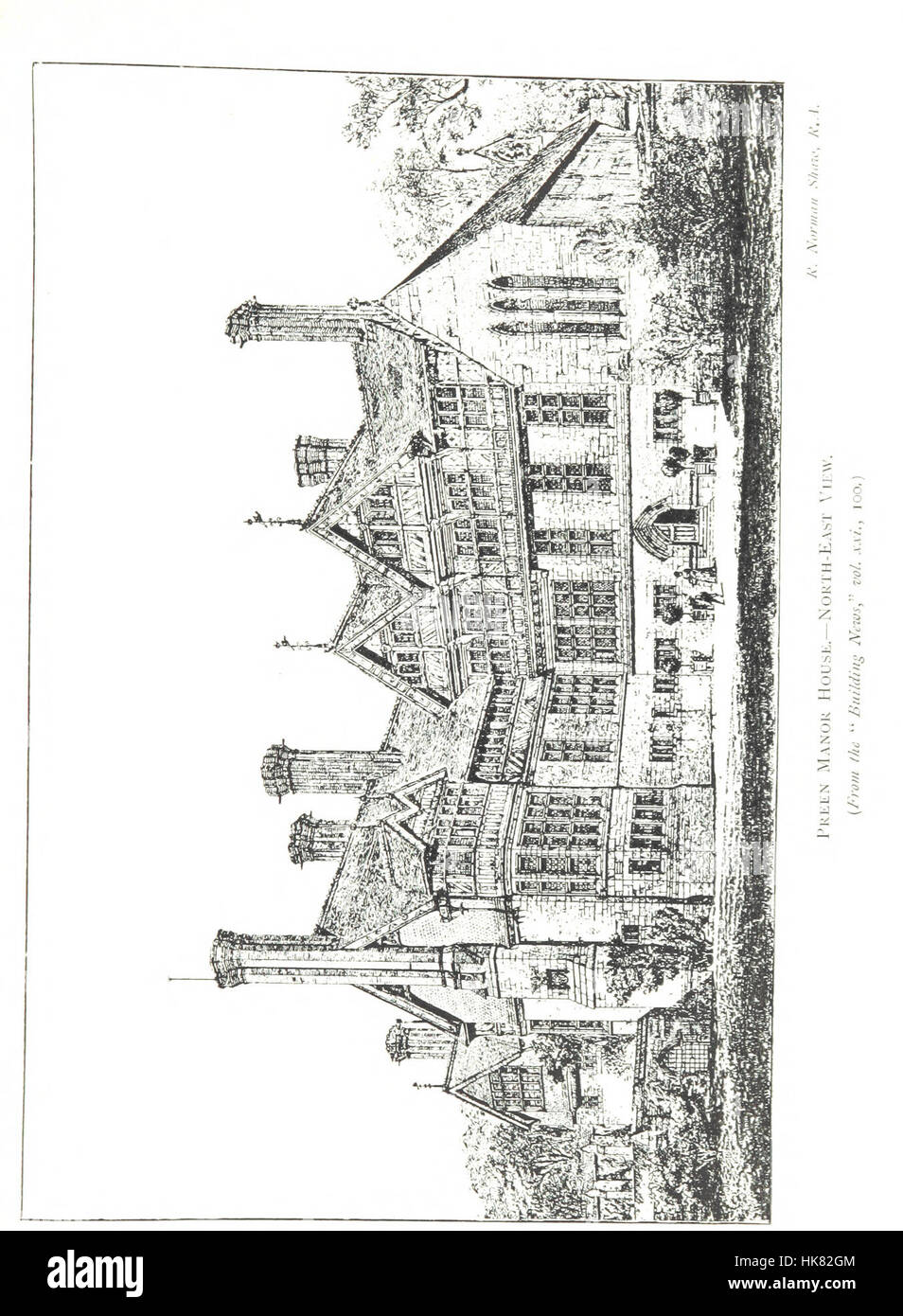 An image from 'The History of Church Preen,' detailing the history of ...