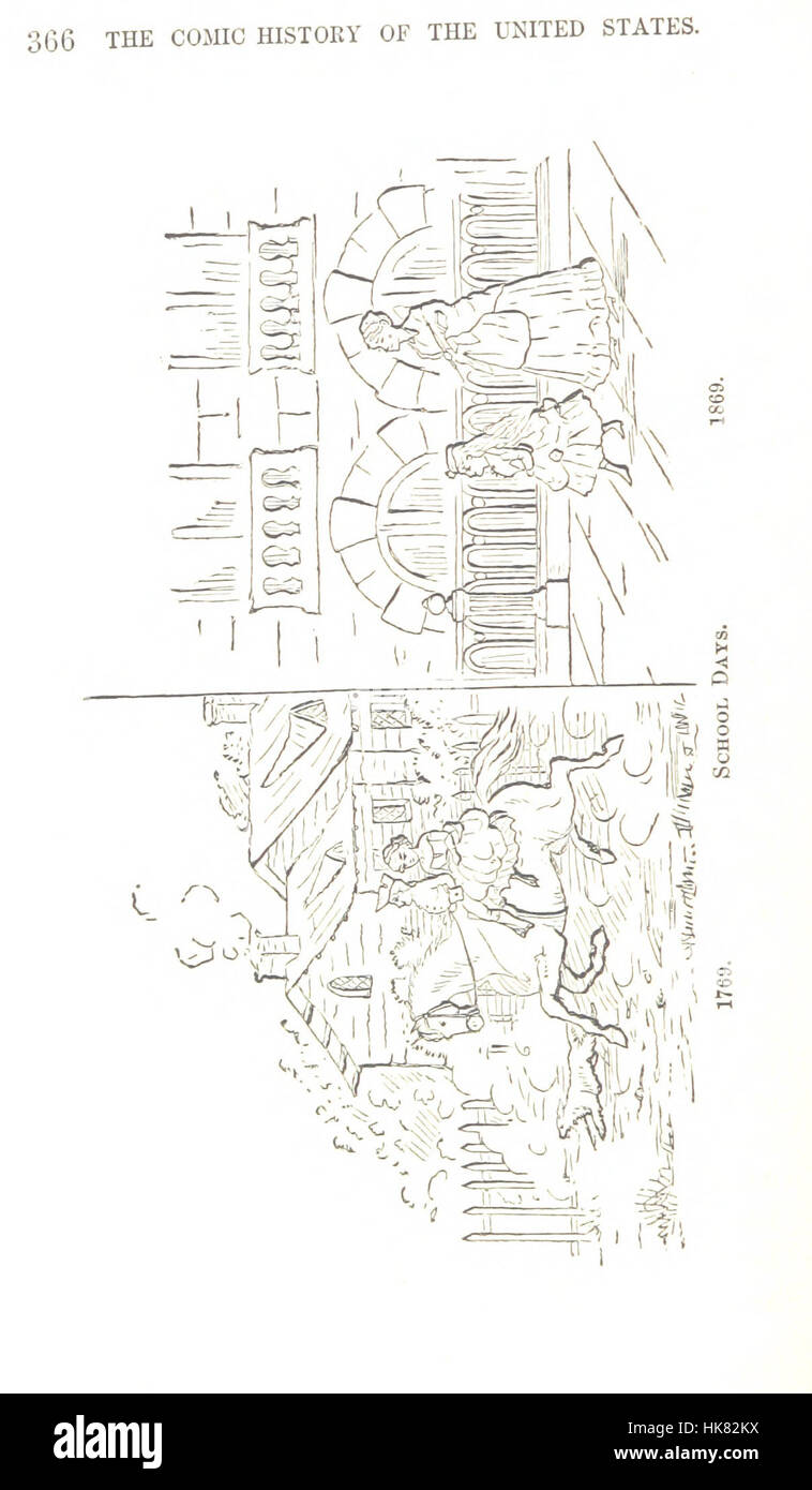 An image from 'The Comic History of the United States', illustrating ...