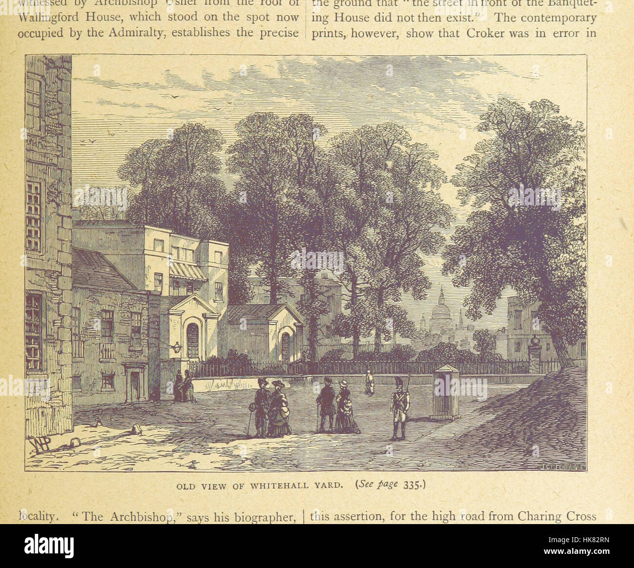 An image from 'Old & New London', depicting the historical ...