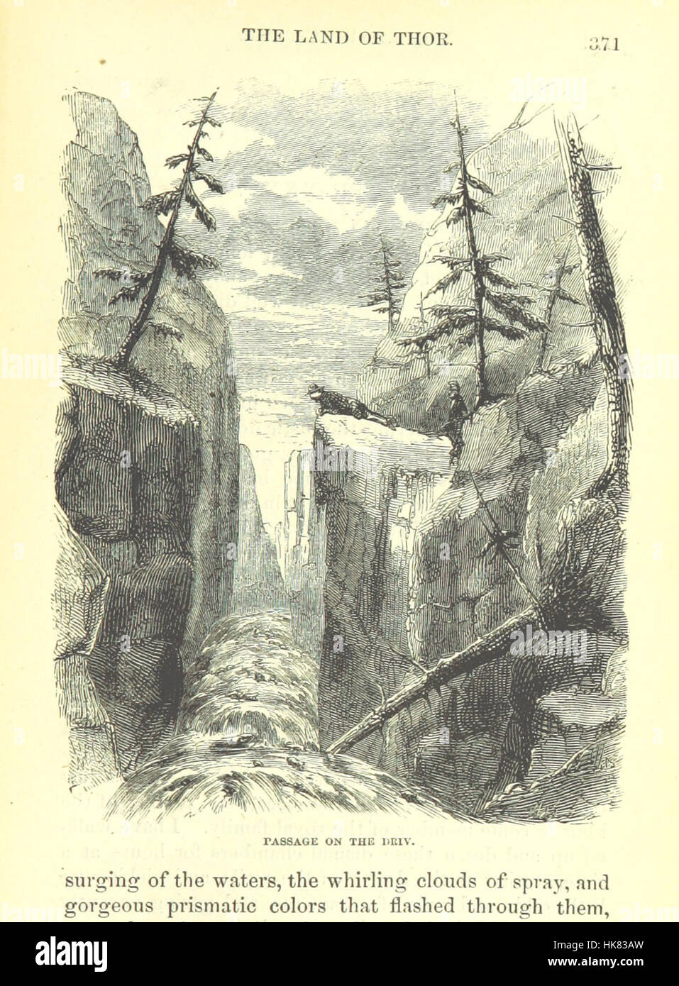 An image from page 375 of 'The Land of Thor,' depicting the landscapes ...