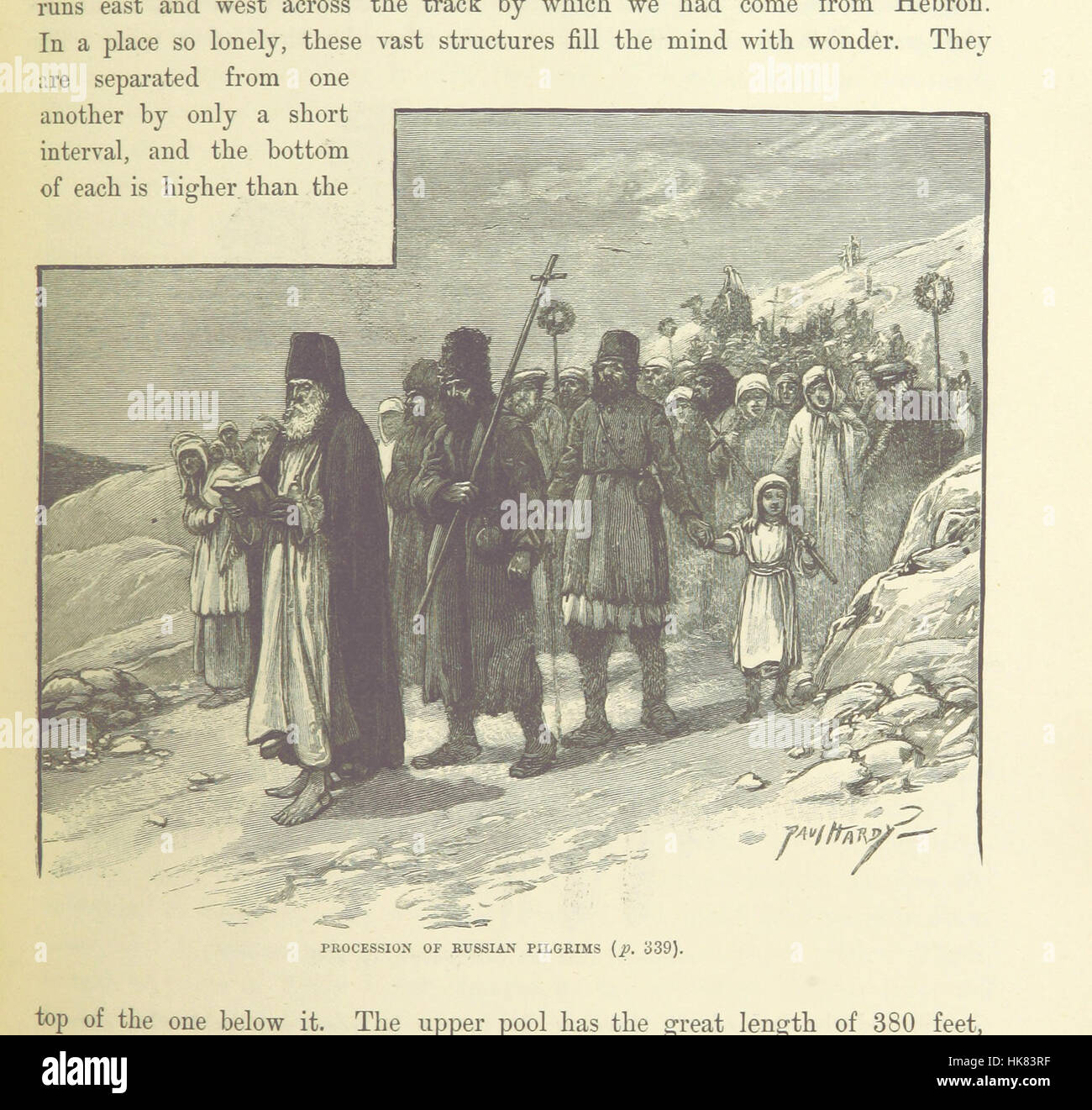 An illustration from 'The Holy Land and the Bible,' depicting scenes ...
