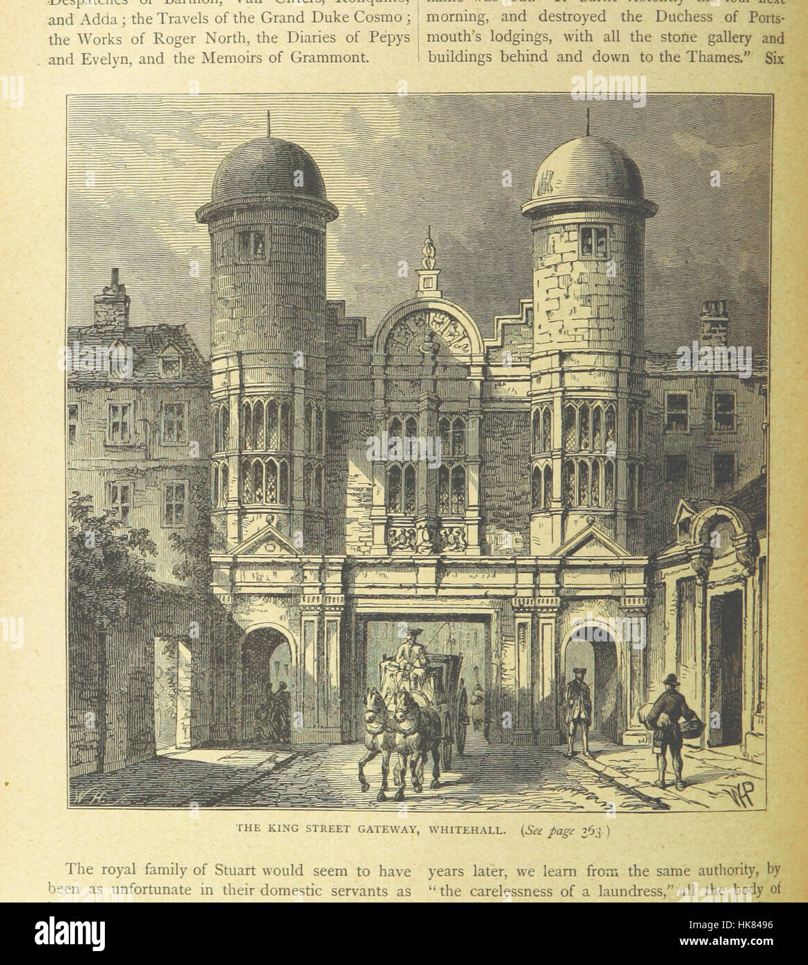 Image from page 382 of 'Old & New London,' showcasing a comparison of ...