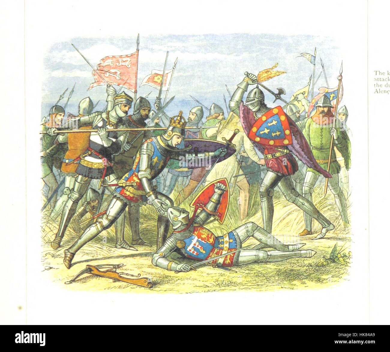 Image from 'A Chronicle of England', illustrating key events from ...