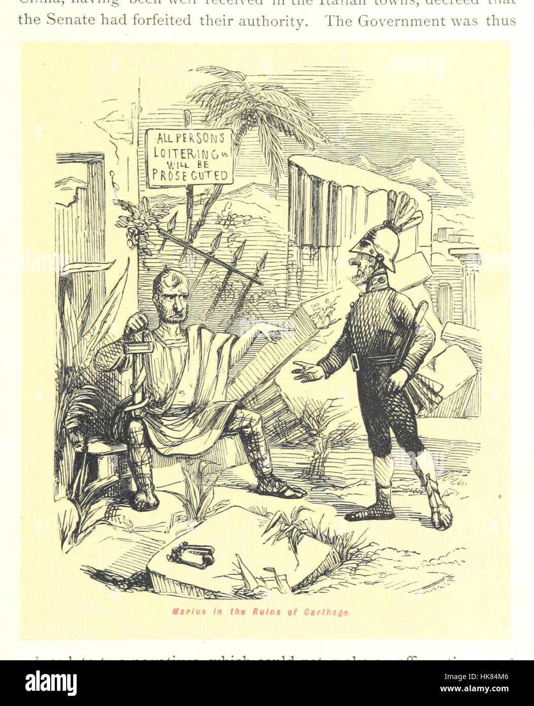 Image from page 385 of 'The Comic History of Rome', showing an ...