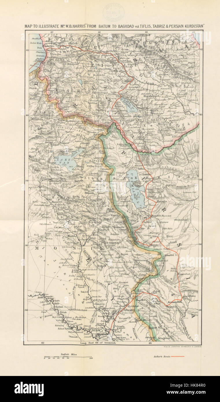 This image from page 387 of 'From Batum to Baghdad' depicts the journey ...