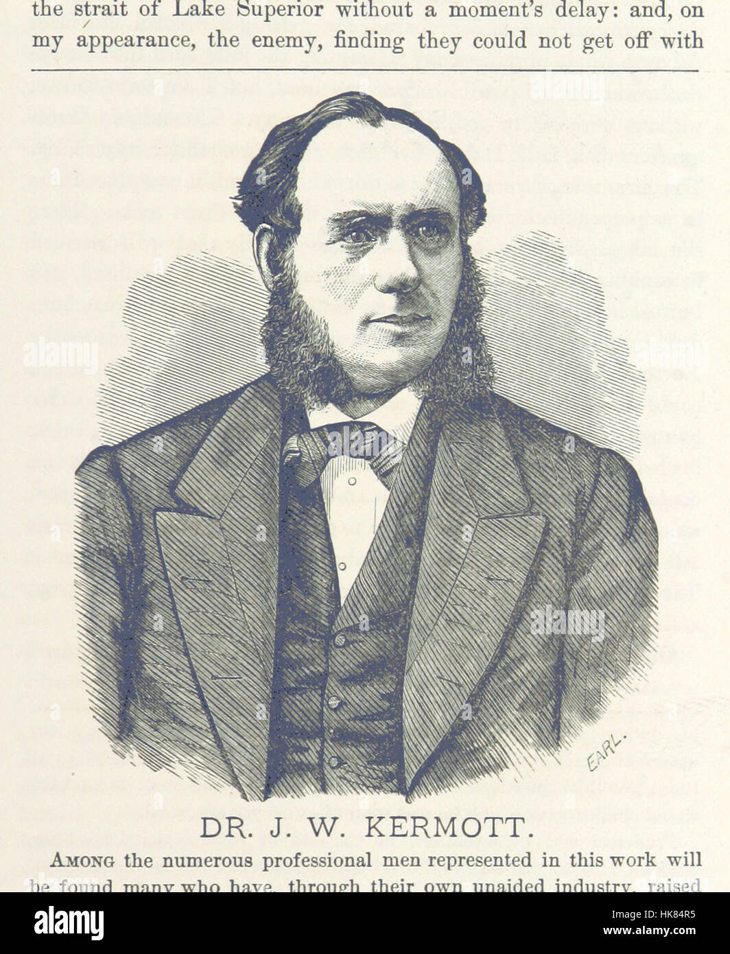 An image from 'General History of the State of Michigan', showing a ...