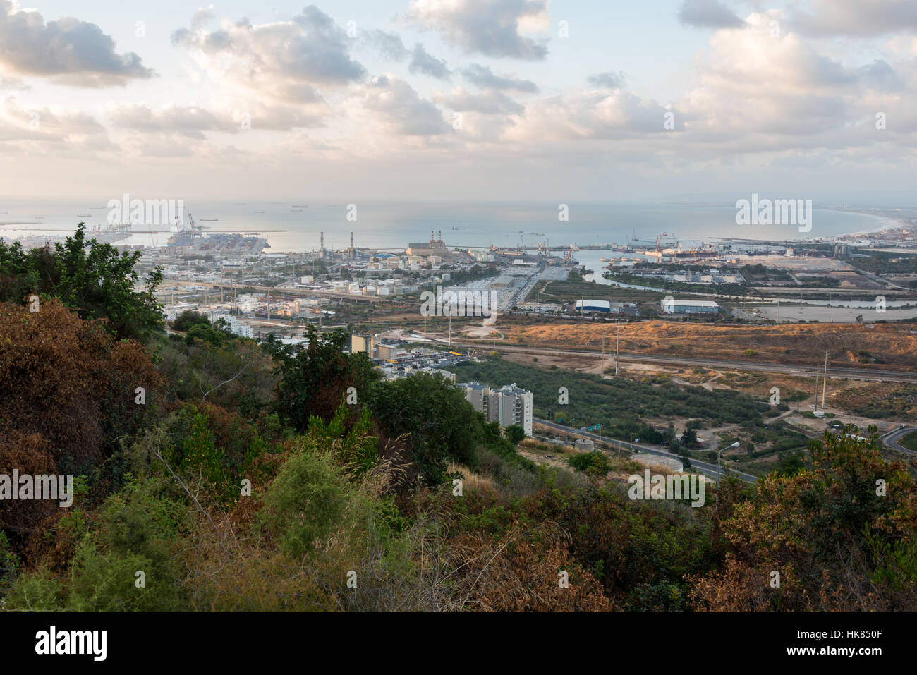 Haifa cityscape hi-res stock photography and images - Alamy