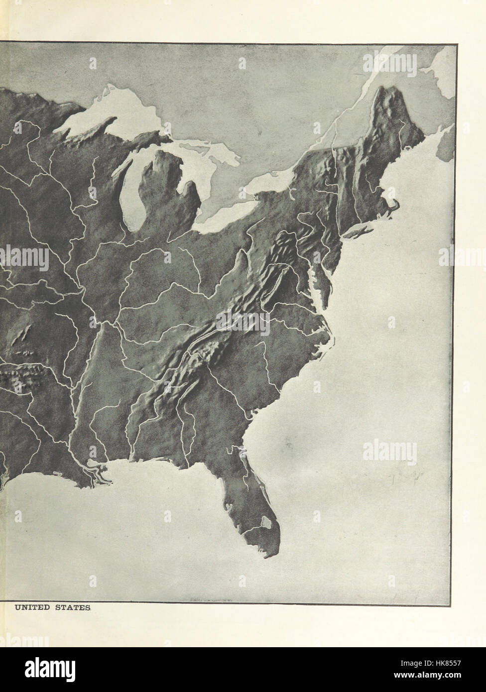 An illustration from 'Advanced Geography,' depicting geographical ...