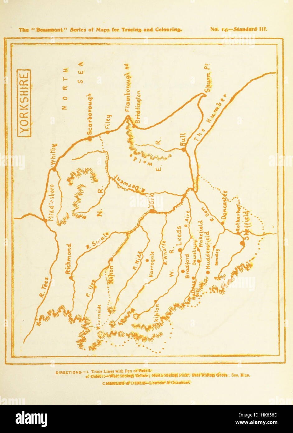 This image is from 'How to Draw and Colour a Map', a guide to map ...