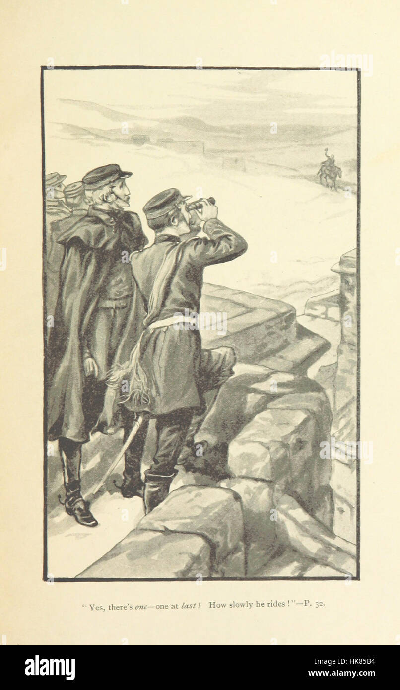 Illustration from 'Sahib and Sepoy', depicting a scene from the Indian ...