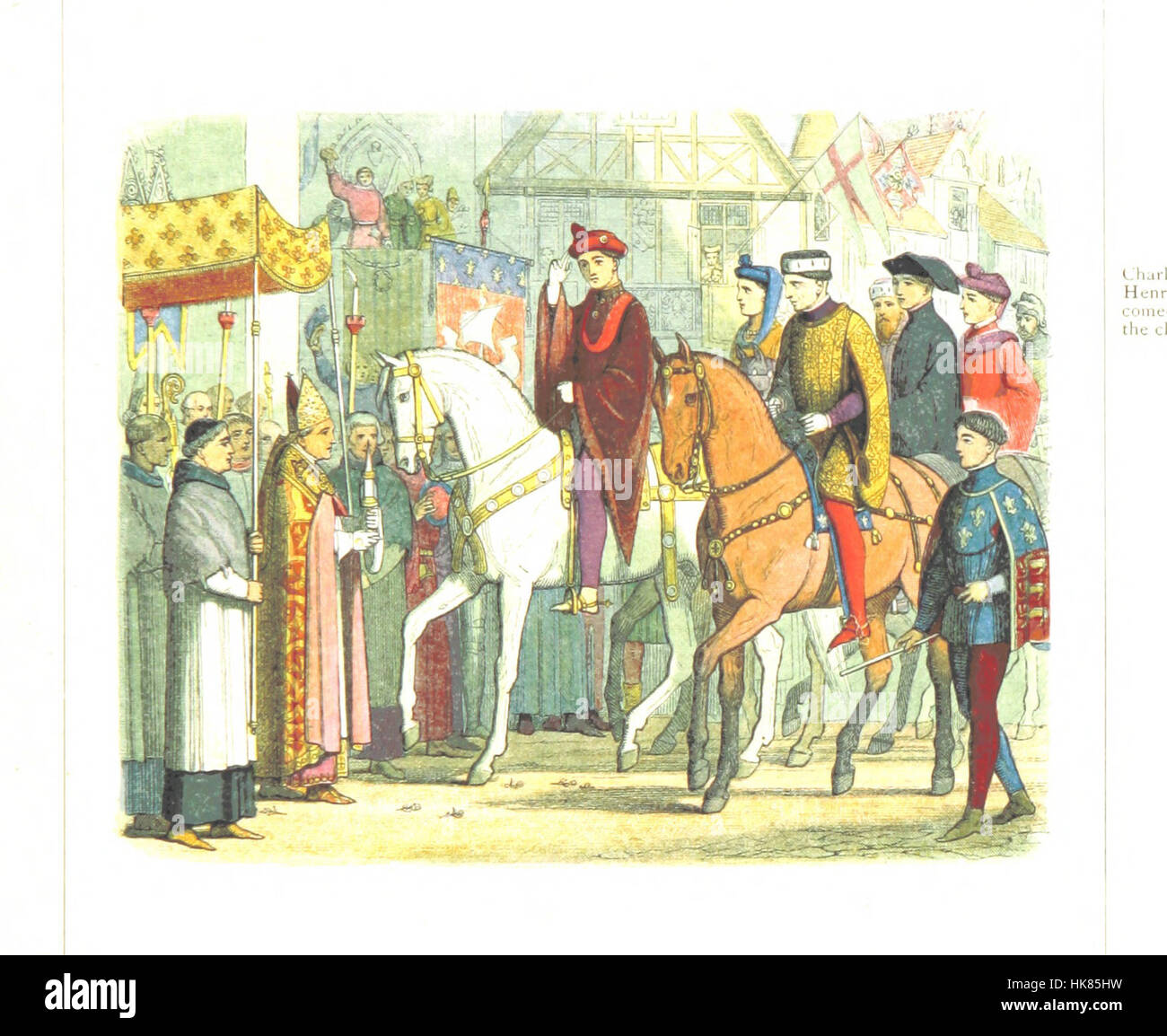 Image from 'A Chronicle of England', covering the history of England ...