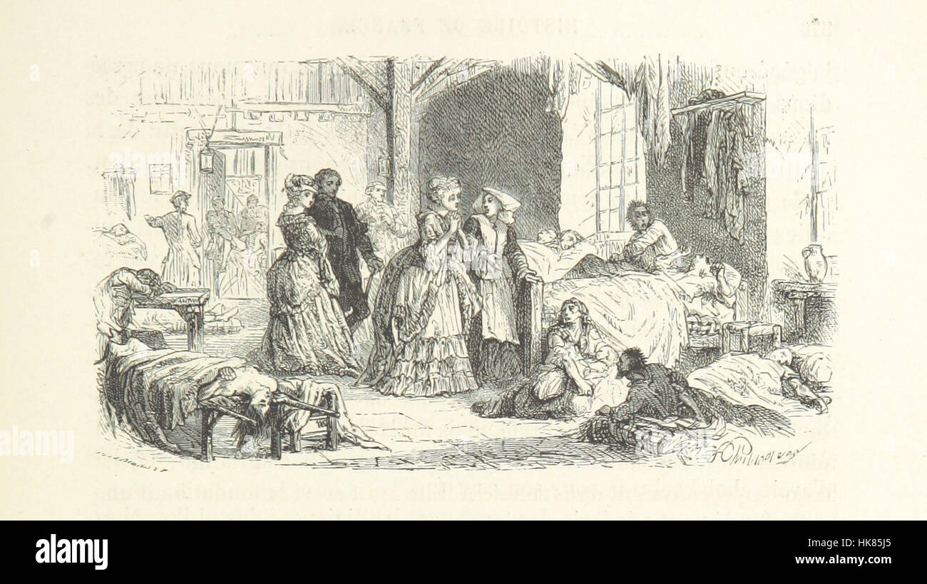 An image from 'L'Histoire de France' depicting key historical events in ...