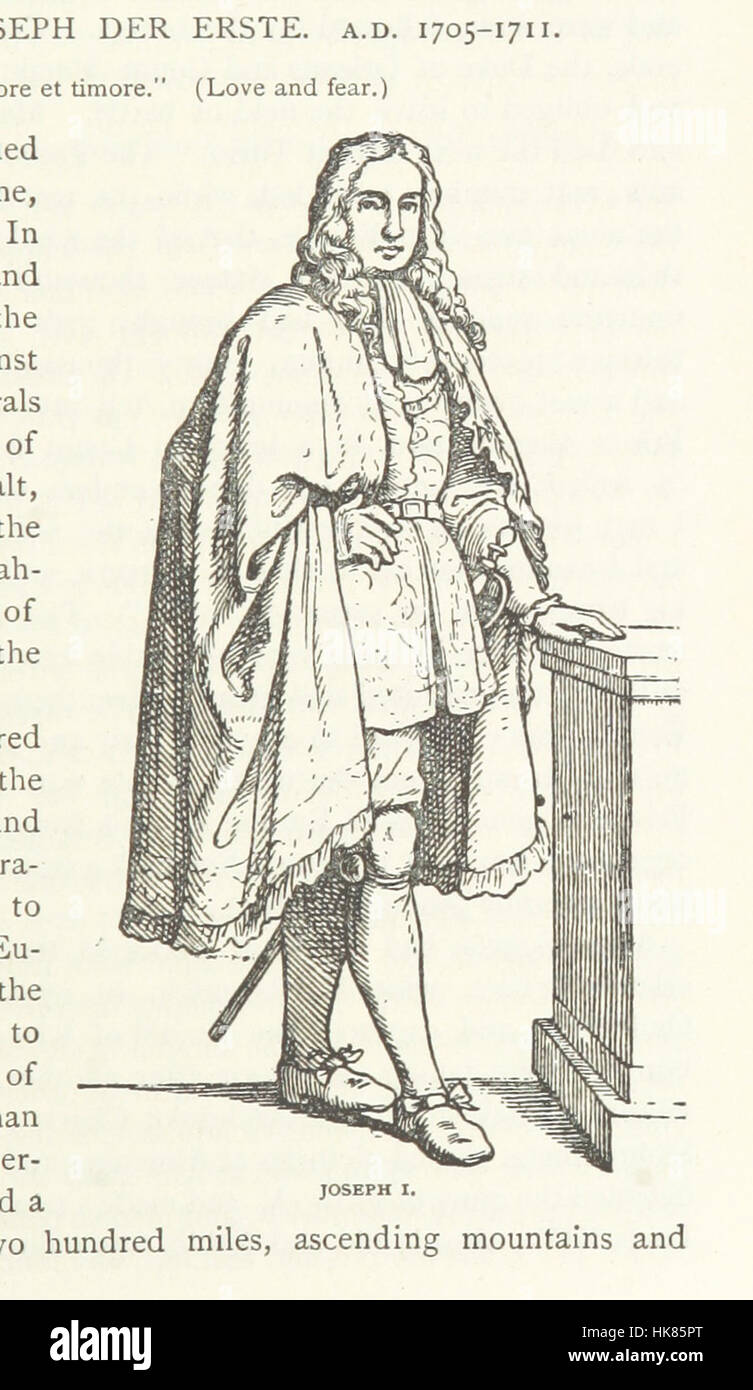 An illustration from 'History of the German Emperors,' showing the ...