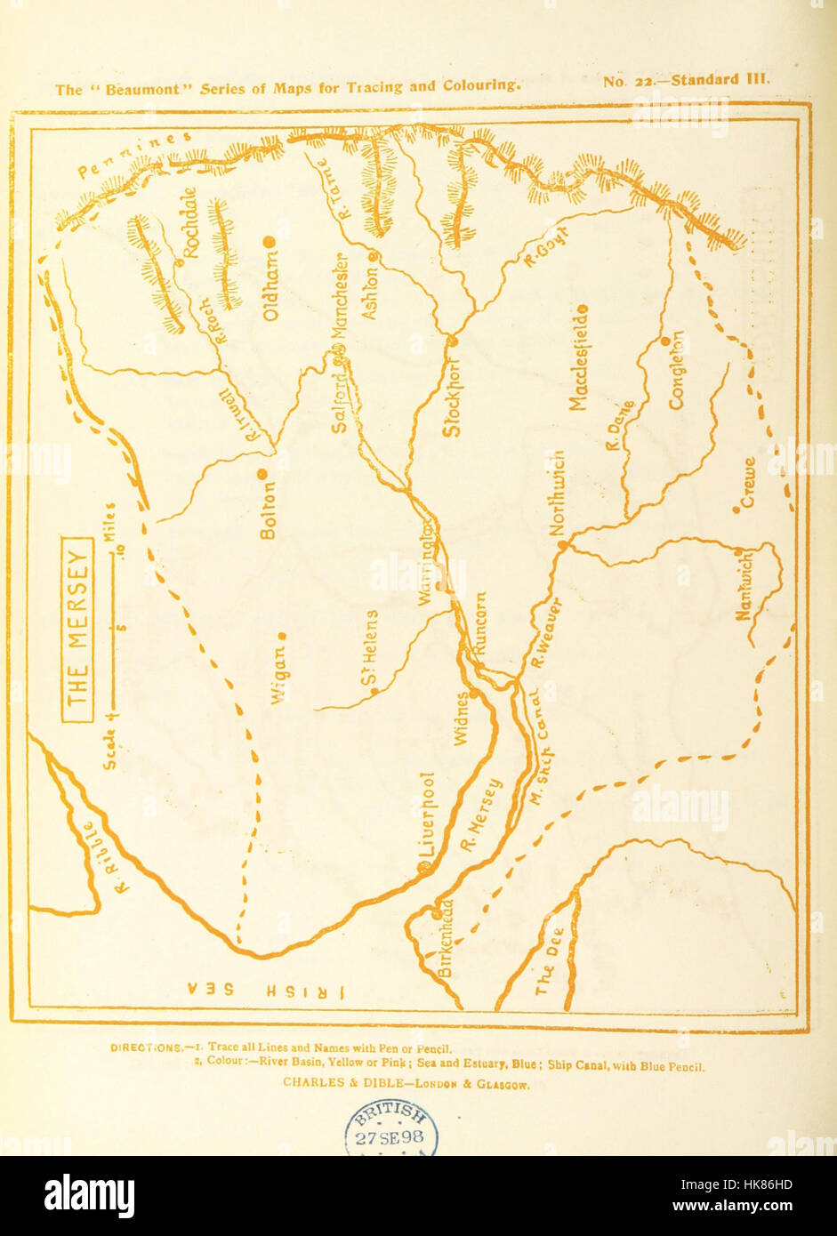 An illustration from 'How to Draw and Colour a Map,' providing ...