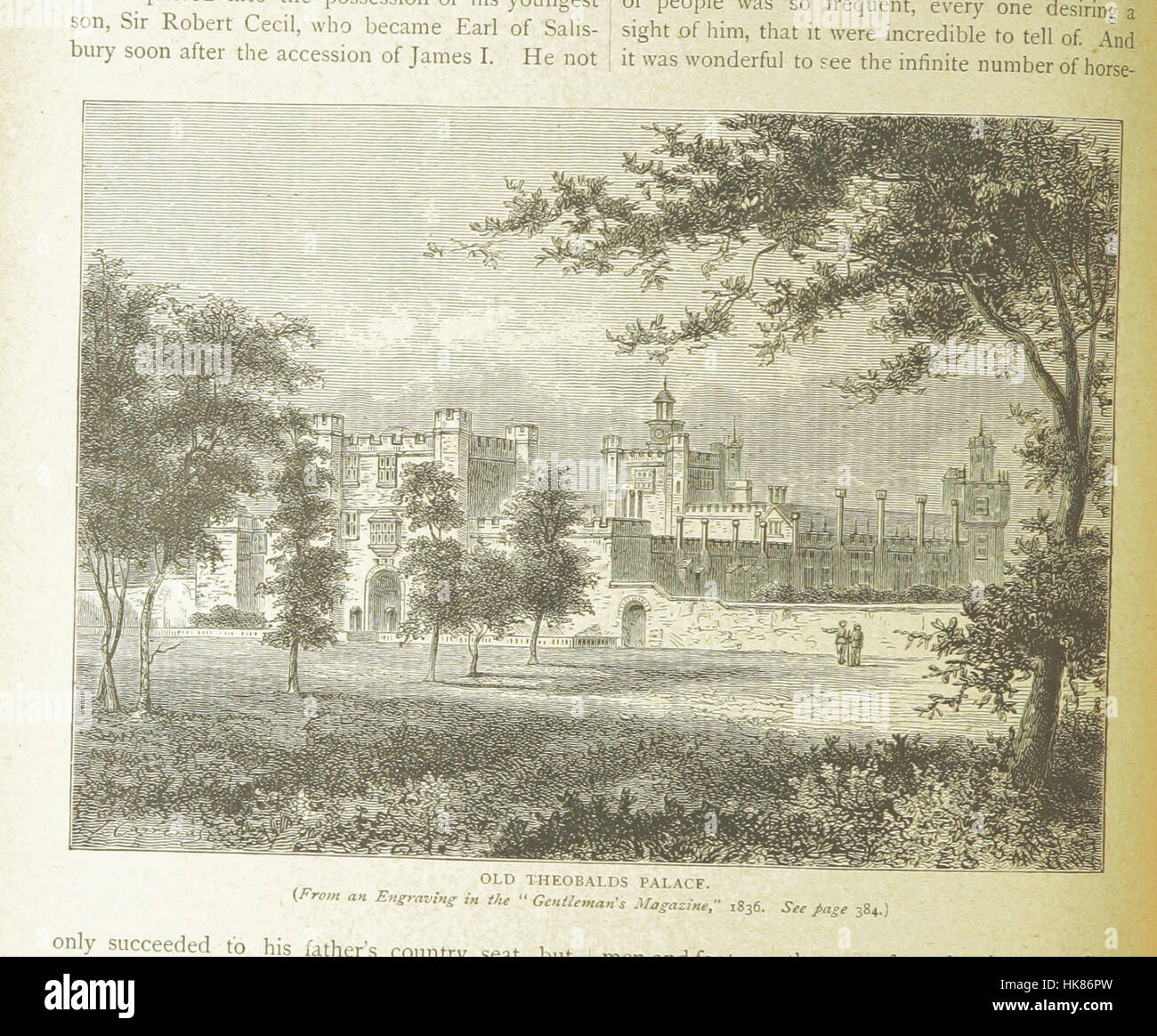 An image from 'Old & New London,' illustrating the transformation of ...