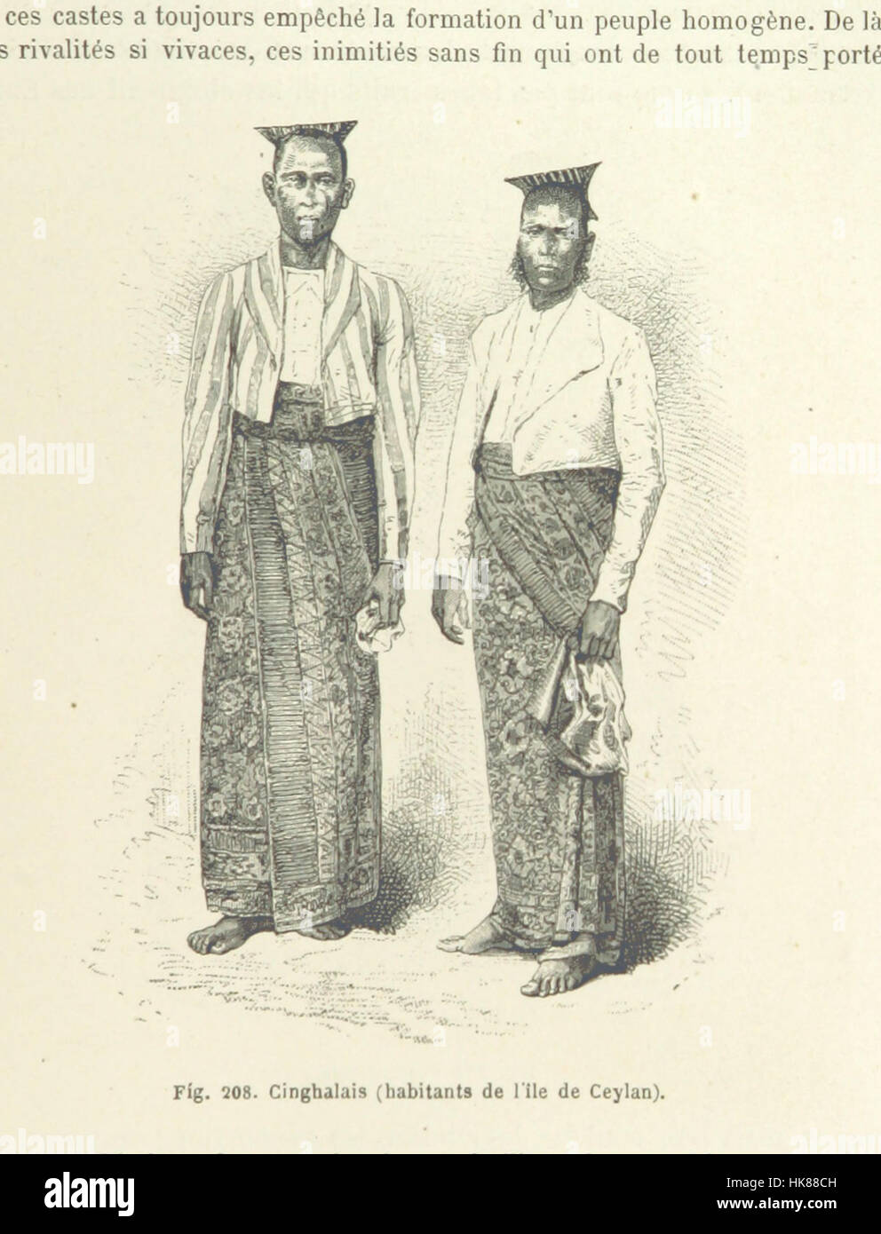 Illustration from 'Les Races Humaines', an ethnographic work showcasing ...